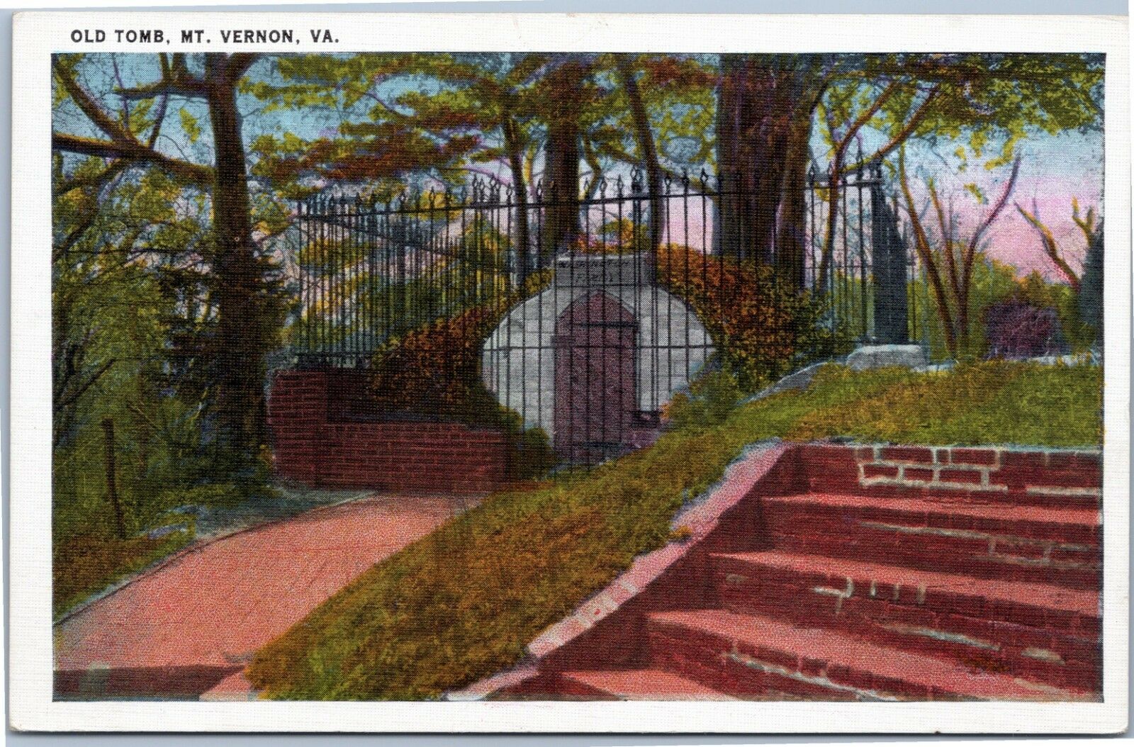 George Washington Mansion Old Tomb Mount Vernon Virginia Europe