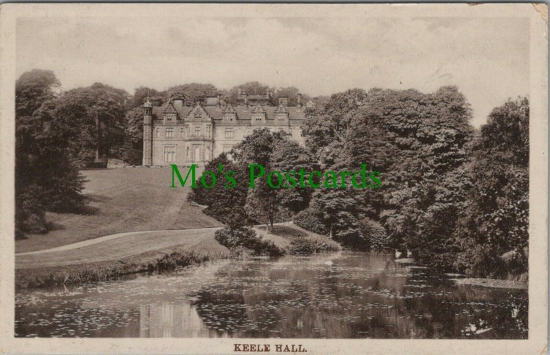 Staffordshire Postcard - Keele Hall Mansion House, Keele RS27667 ...
