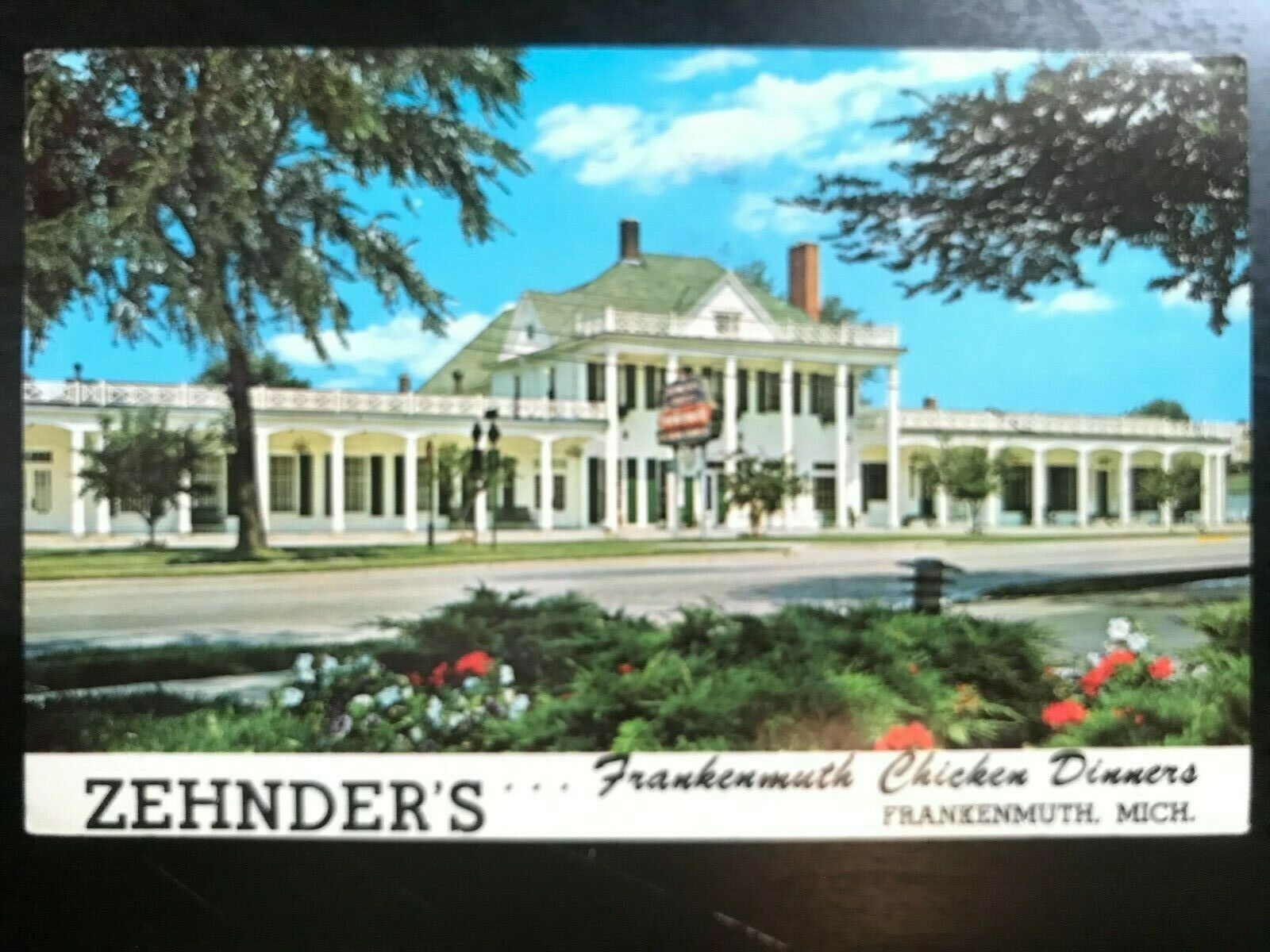 Vintage Postcard 1968 Zehnder's Chicken Dinners Frankenmuth Michigan ...