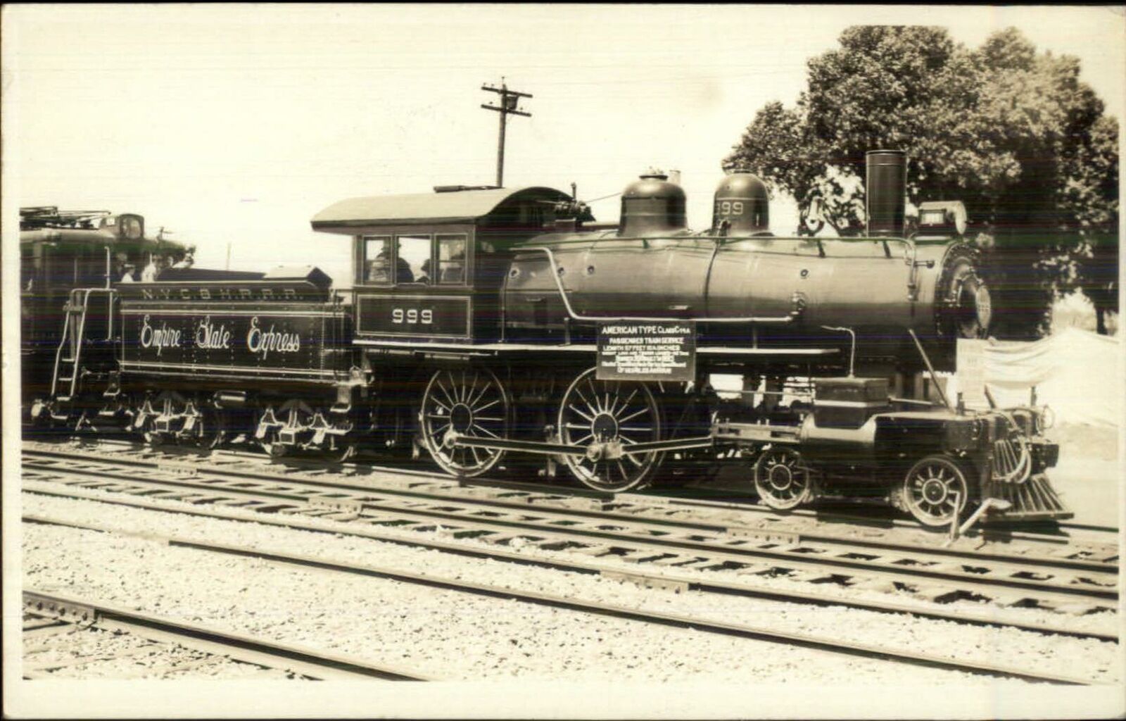 Empire State Express RR Train Engine c1920s-30s Real Photo Postcard ...