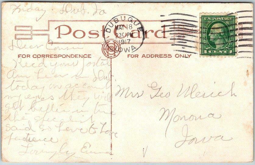 Vintage WWI World War I Patriotic Postcard "AMERICA FIRST" U.S. Flag ...