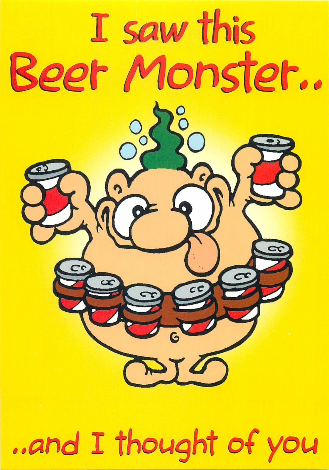 Judges of Hastings Comic Caricature Greetings Postcard beer monster ...