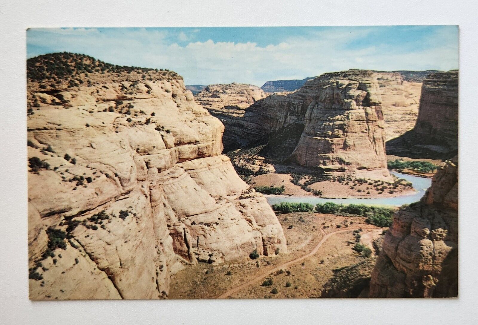 Dinosaur National monument Echo Park Steamboat Rock Jensen UT Postcard ...