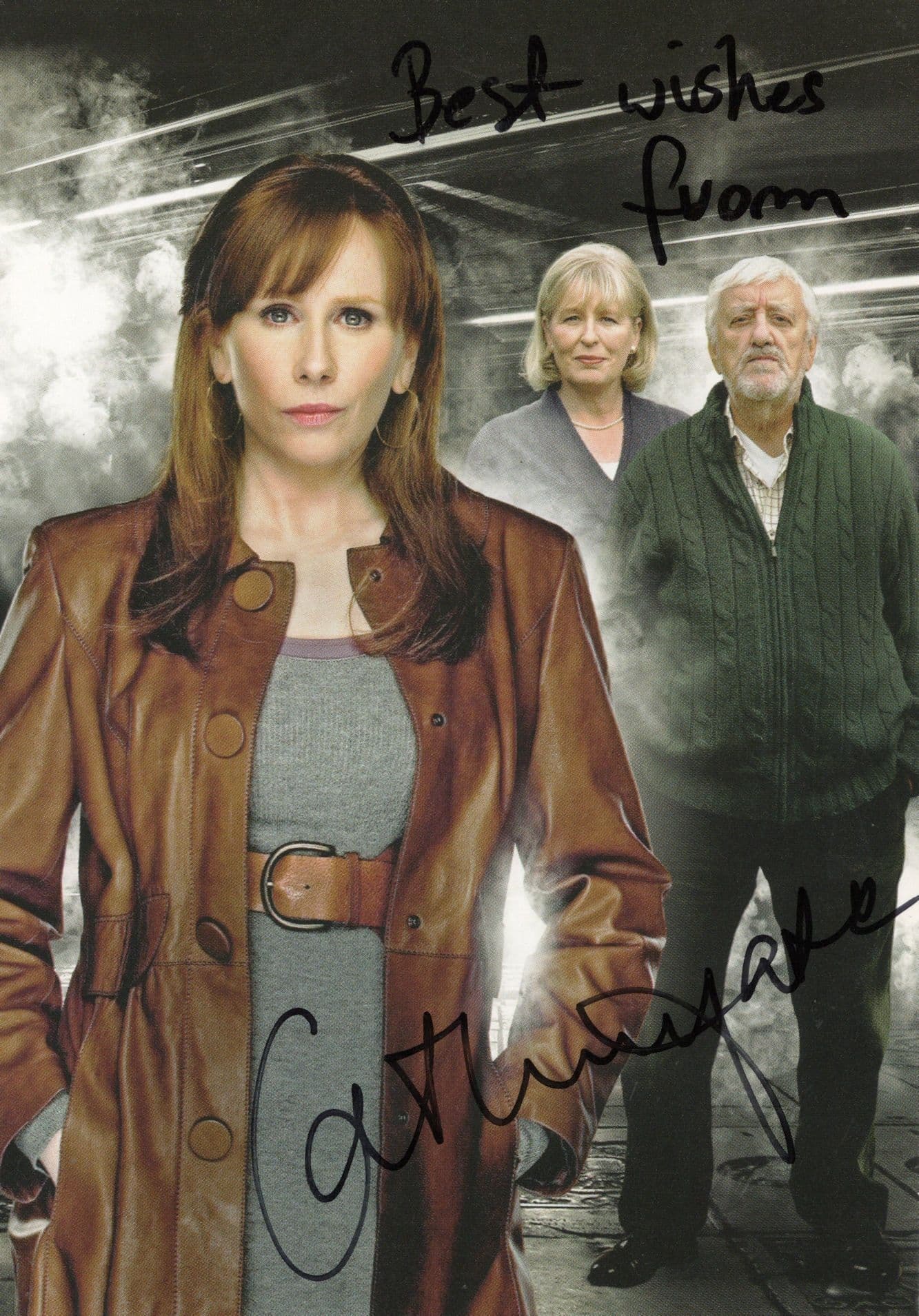 Catherine Tate With Bernard Cribbins Dr Who Rare Hand Signed BBC Photo ...