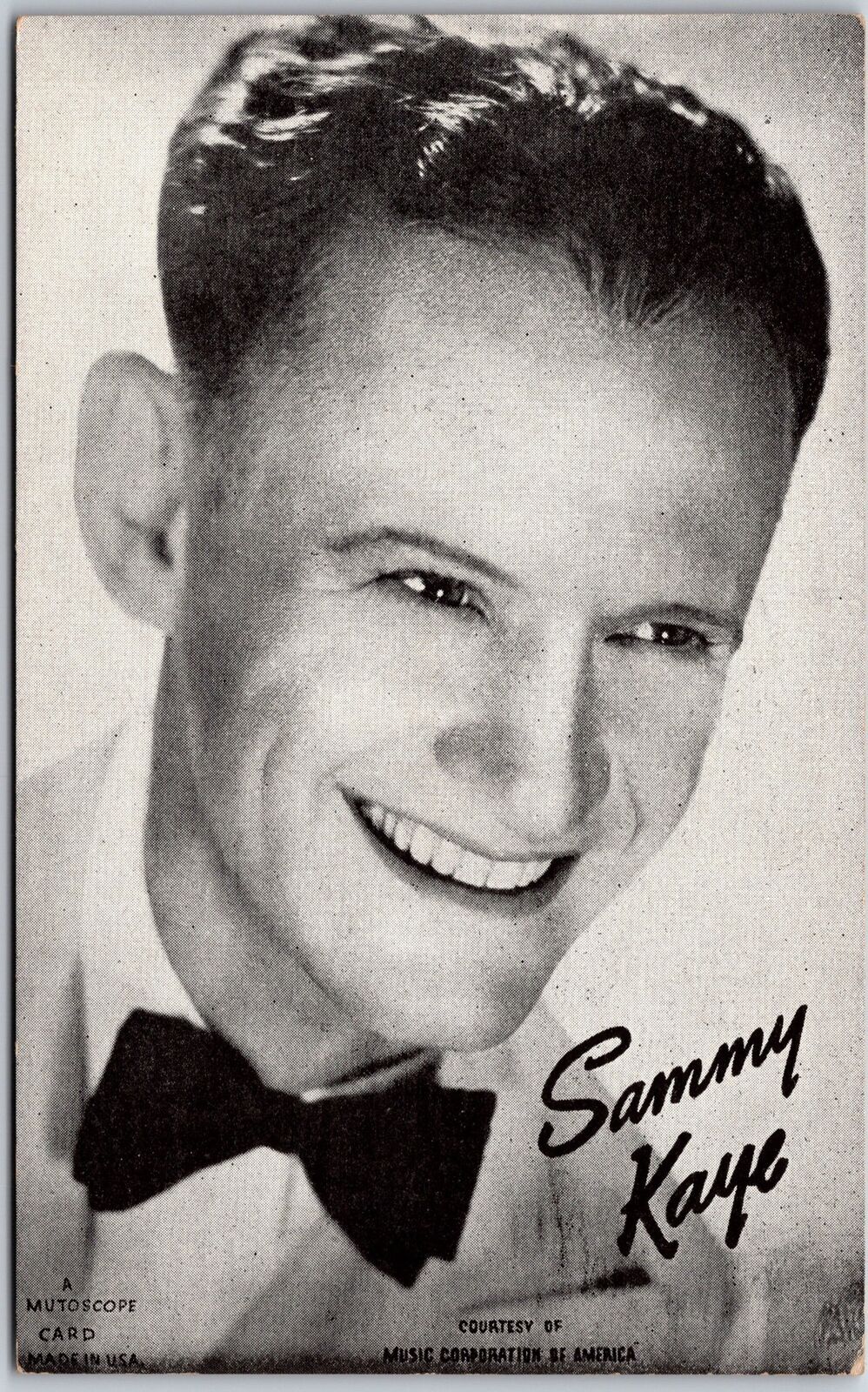 Sammy Kaye Courtesy Of Music Corporation Of America Mutoscope Arcade ...