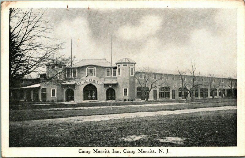 Camp Merritt Inn Building Camp Merritt New Jersey NJ UNP WW1 Era WB ...