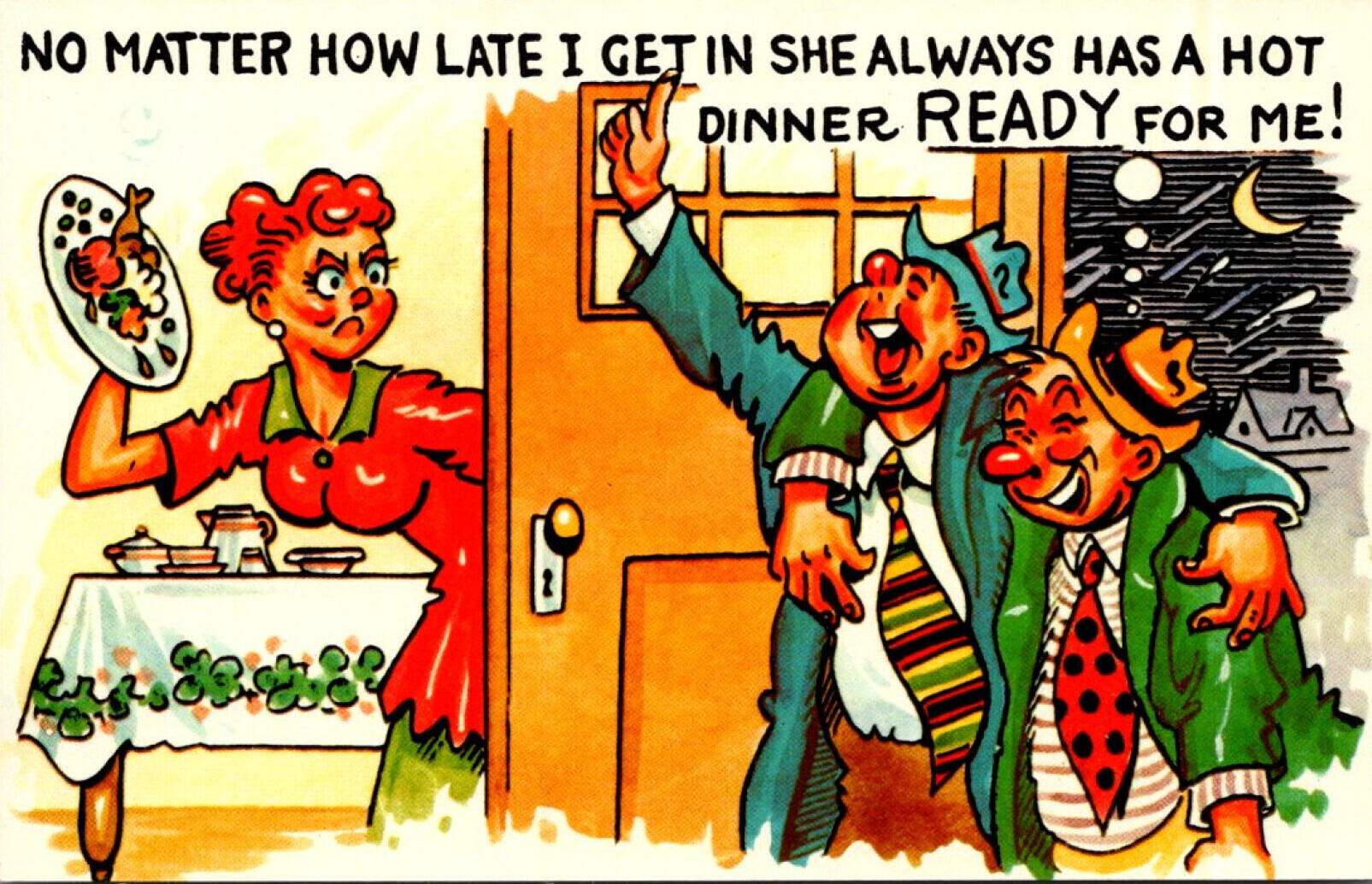 Humour Man Coming Man Coming Home Drunk No Matter How Late I Get In She ...