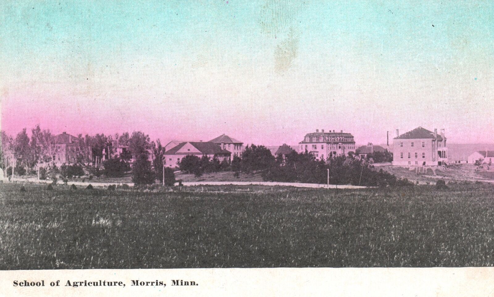 Vintage Postcard 1911 School Of Agriculture Grounds Building Morris ...