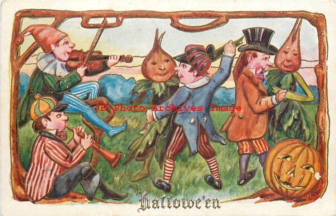 Halloween, Whitney No WNY10-1, Men Dancing with Turnip Head Women ...