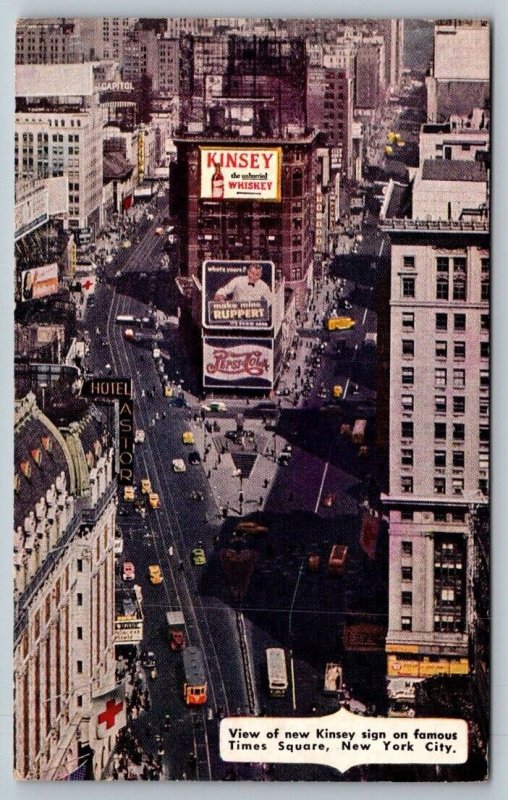 Times Square - Pepsi Cola Sign - New York City - Postcard | United ...