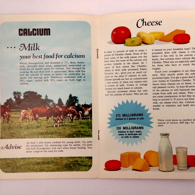 Vintage What To Eat To Be Healthy Booklet 1966 Canada Food Guide 20 ...