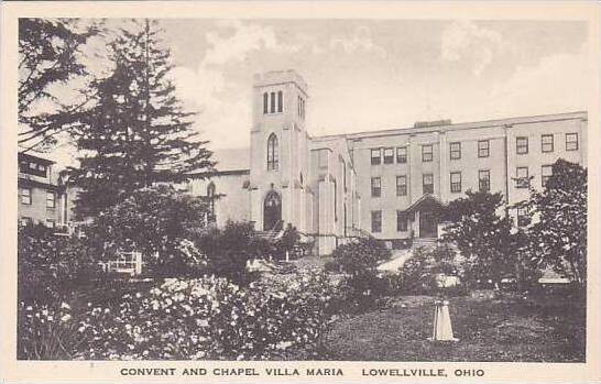 Ohio Lowellville Convent & Chapel Villa Maria Albertype | United States ...