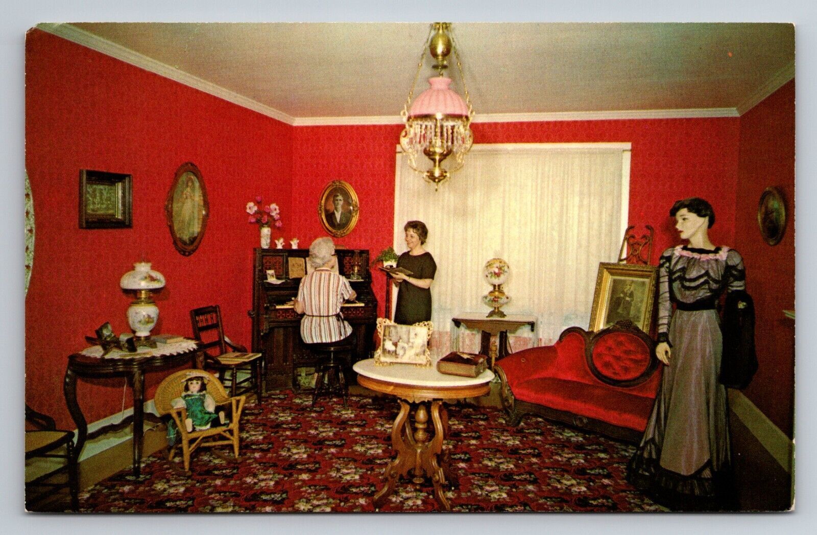 Victorian Parlor Time Was Village Museum Mendota Illinois Vintage ...