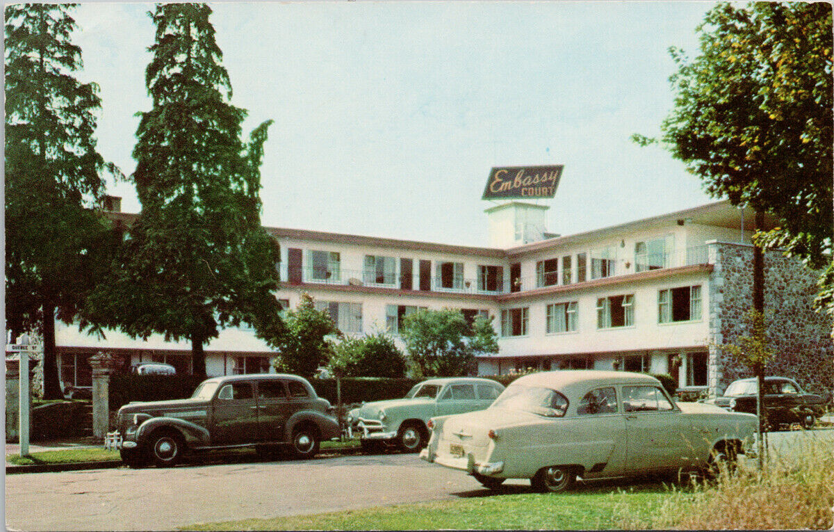 Embassy Court Motel Victoria BC British Columbia Vancouver Island ...