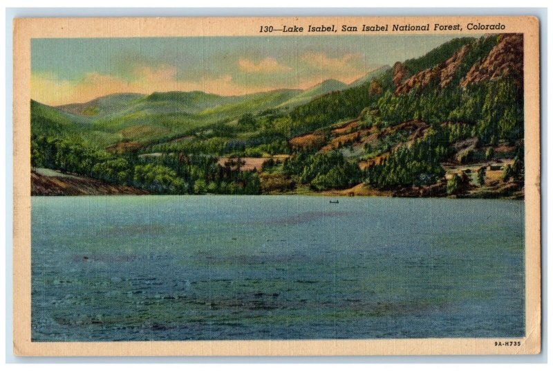 1957 Lake Isabel San Isabel National Forest Beulah Colorado CO Trees ...