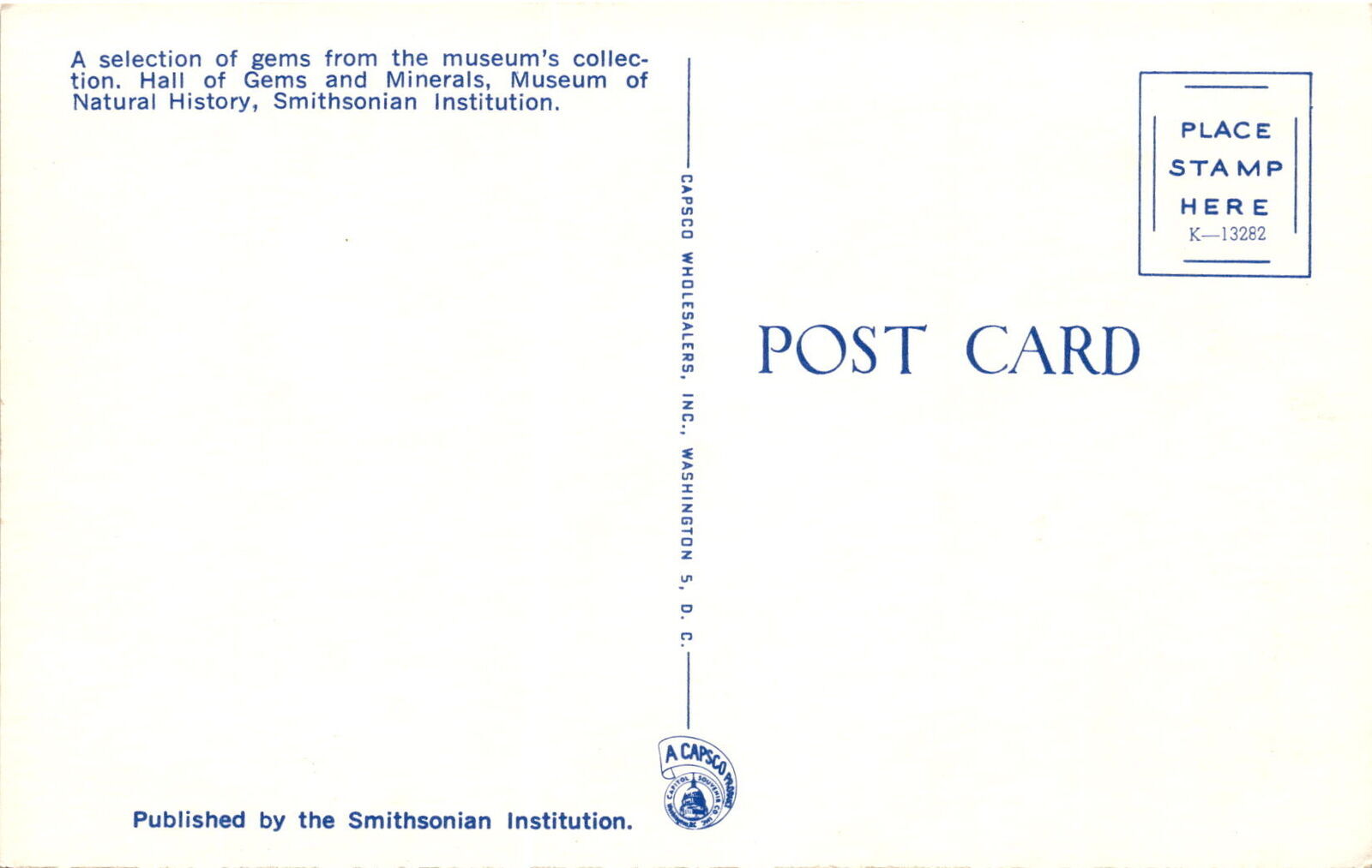 Hall of Gems and Minerals, Museum of Natural History, Smithsonian ...