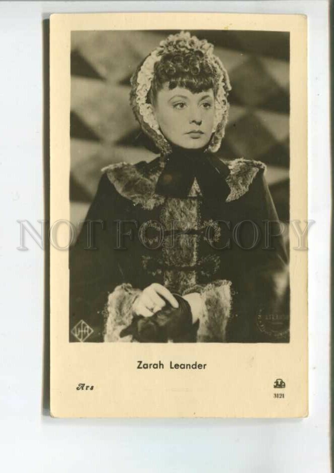 475915 ZARAH LEANDER Swedish singer MOVIE FILM actress Vintage PHOTO ...