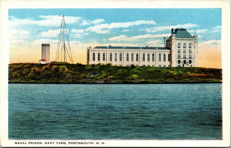 Vtg 1920s Naval Prison Jail US Navy Yard Portsmouth New Hampshire NH ...