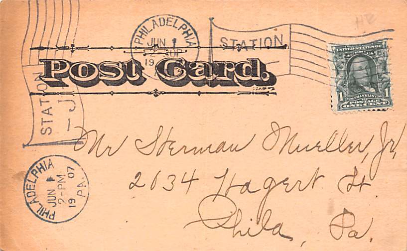 Telegraph Post-Card Mail Related 1907 | Topics - Other, Postcard ...