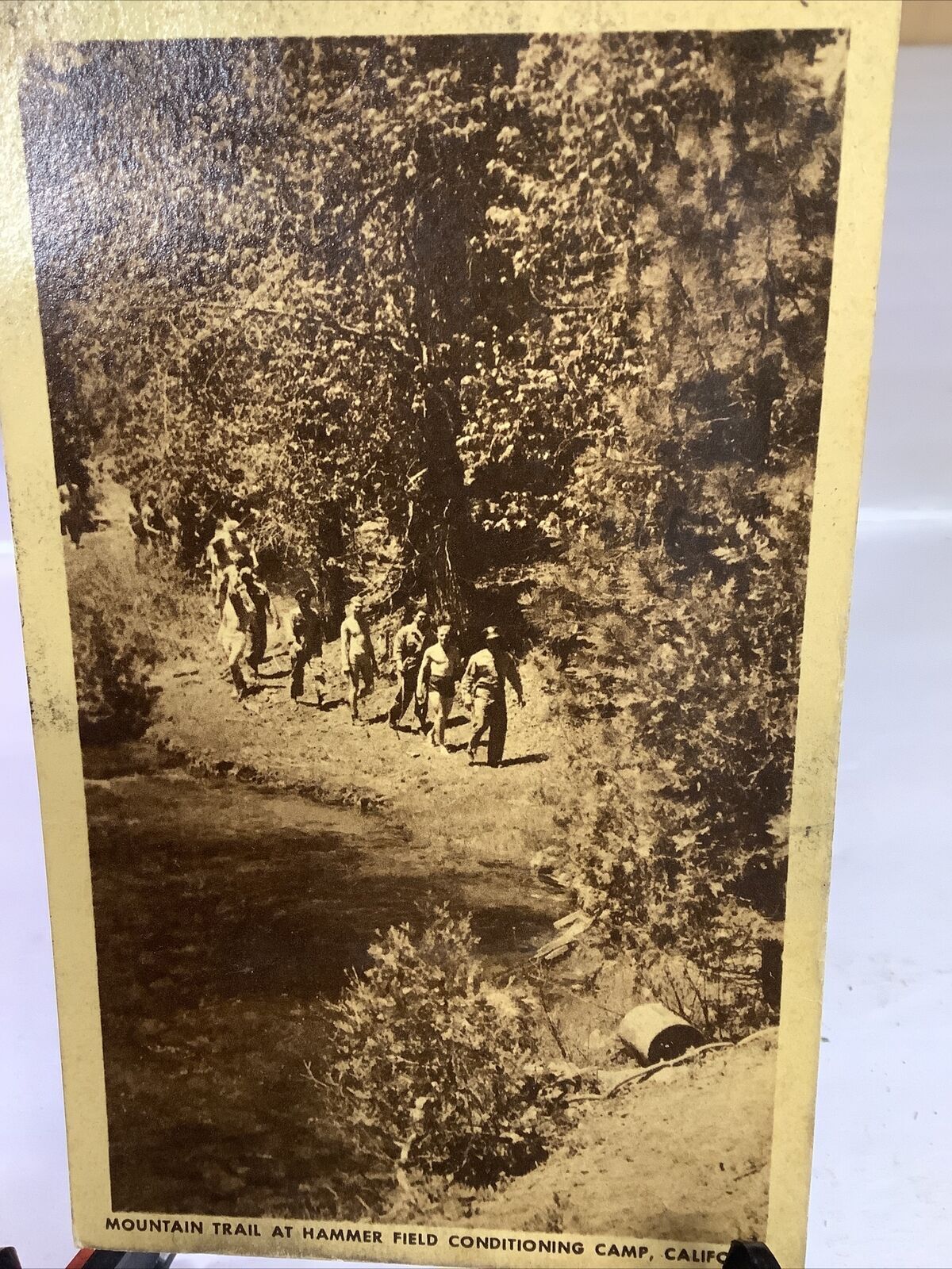 1943 WWII Military Training Camp HAMMER FIELD CA RPPC Soldiers Postcard ...