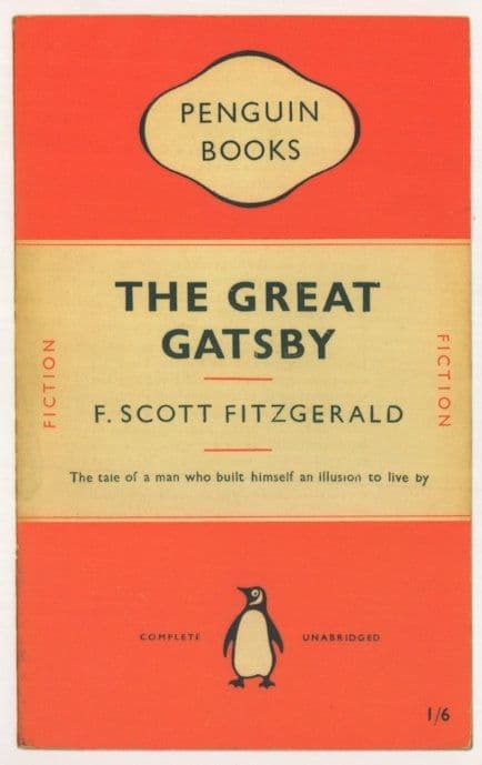 The Great Gatsby F Scott Fitzgerald 1950 Book Postcard | Topics - Other ...