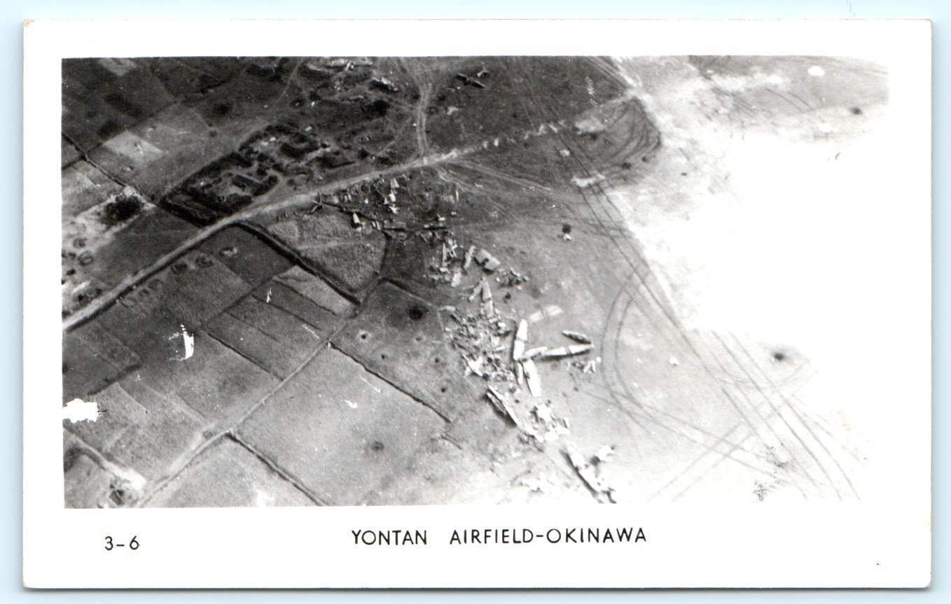 RPPC YONTAN AIRFIELD, Okinawa Japan ~ WWII Era MILITARY BASE 1940s ...