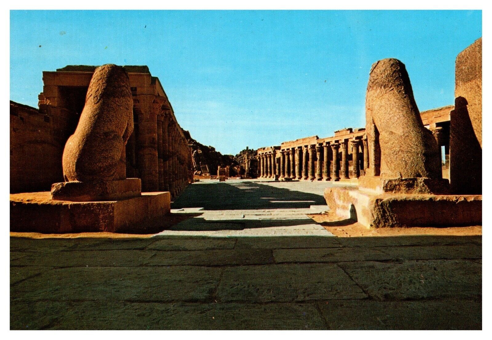 Philae Egypt Isis Temple 1st Pylon Columns Ancient Landmarks Chrome ...