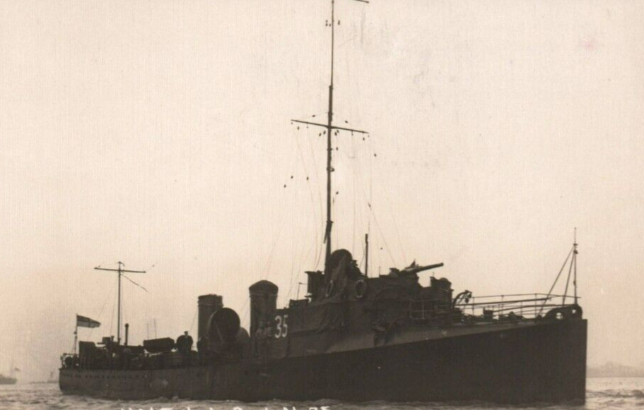 RPPC Photo British Royal Navy WWI HM Torpedo Boat No. 35 c.1910 | Other ...