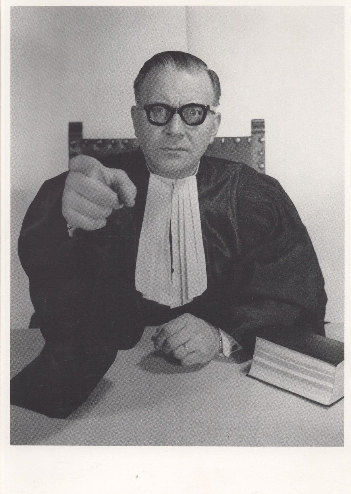 Dutch Angry Court Judge Passing Verdict Real Photo Postcard | Topics ...