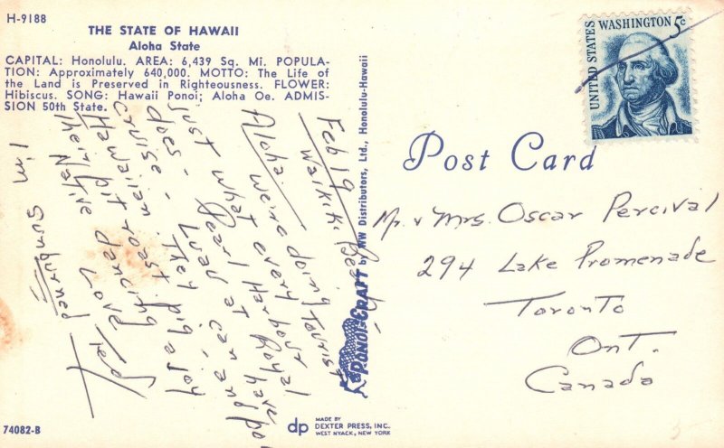 The State of Hawaii Aloha Honolulu Capital Famous Beaches Island HI ...