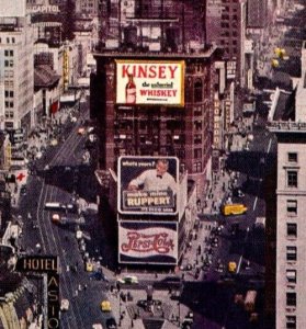 Times Square - Pepsi Cola Sign - New York City - Postcard | United ...