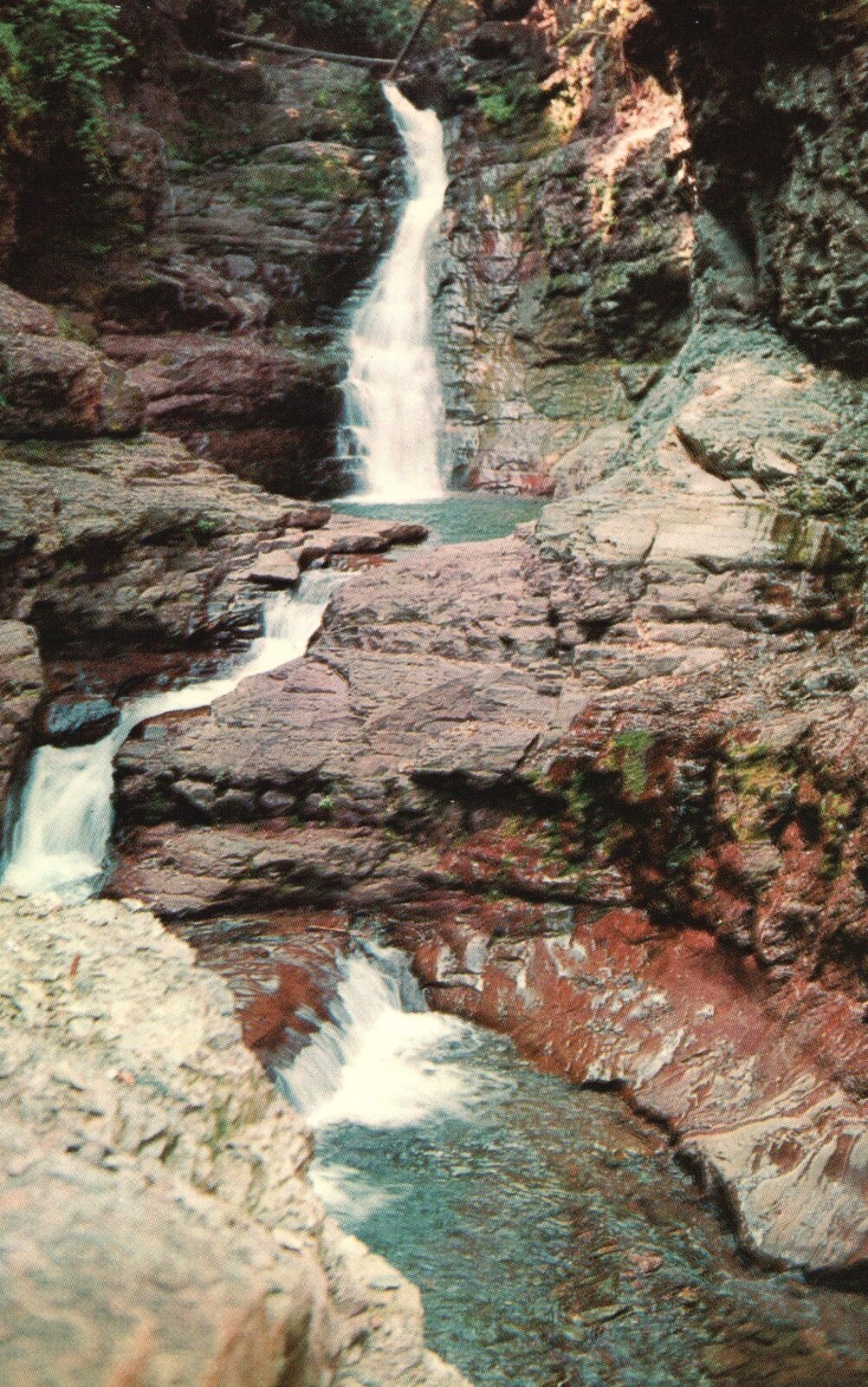 Vintage Postcard The Beautiful Buck Hills Falls Waterfalls Pocono Mts ...