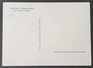 Germany Third Reich Original Coloured Artist Postcard Adolf Hitler Hugo ...