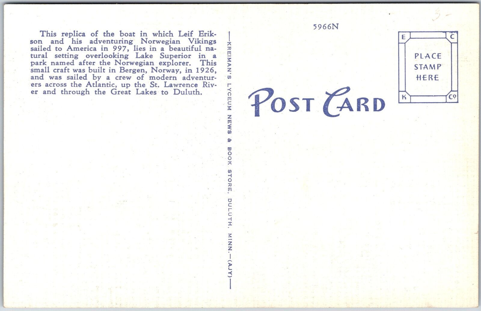 Leif Erikson Viking Ship Erikson Park On London Road Duluth Minnesota ...