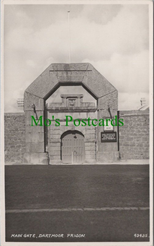 Devon Postcard - Dartmoor Prison - The Main Gate RS29766 | Europe ...