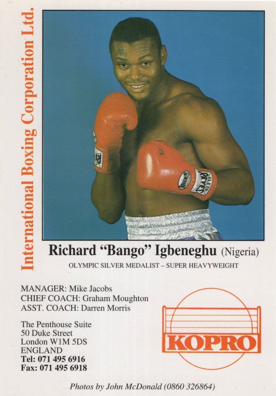 Richard Bango Igbeneghu Olympic Games Boxing Heavyweight Agency Photo ...