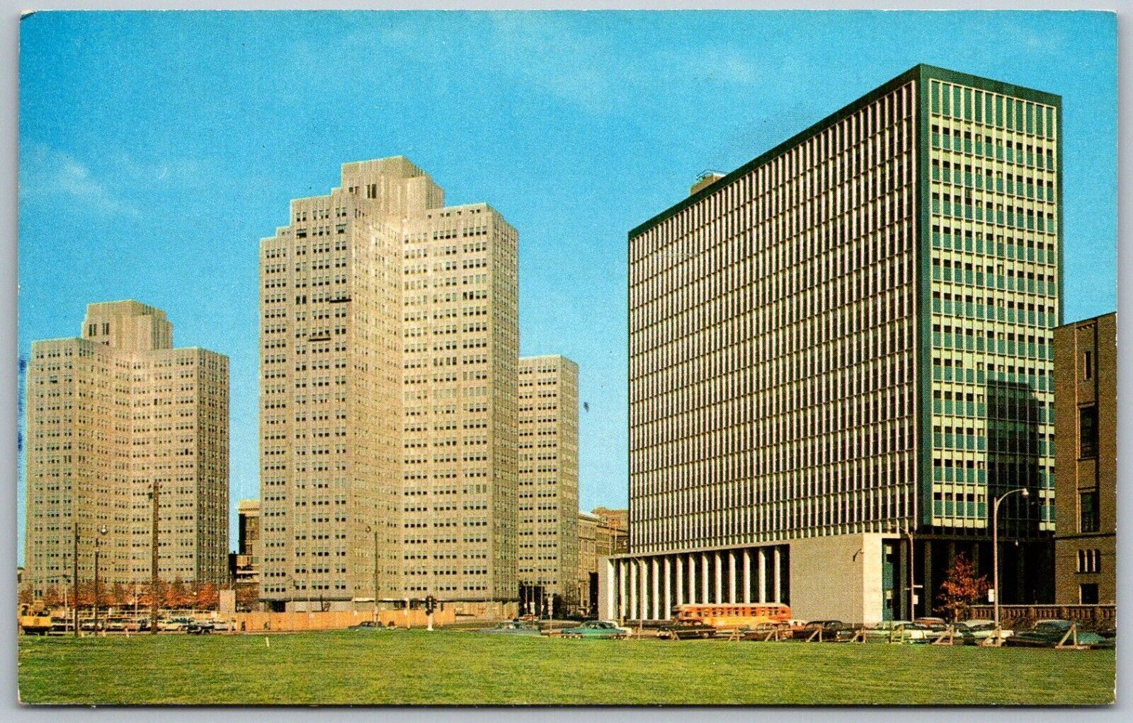 Pittsburgh Pennsylvania 1962 Postcard Modern Gateway Center and State ...