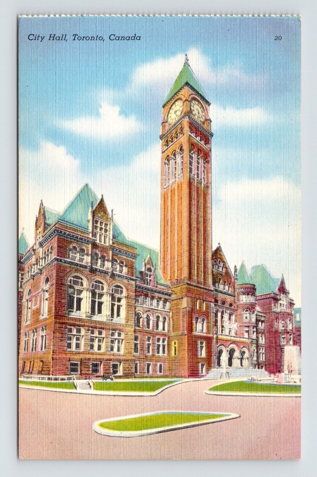 City Hall Toronto Canada Street View Government Building Clock Tower ...