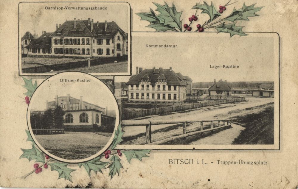 france, BITCHE BITSCH i. L., Truppen-Übungsplatz, Lager Barracks (1915 ...