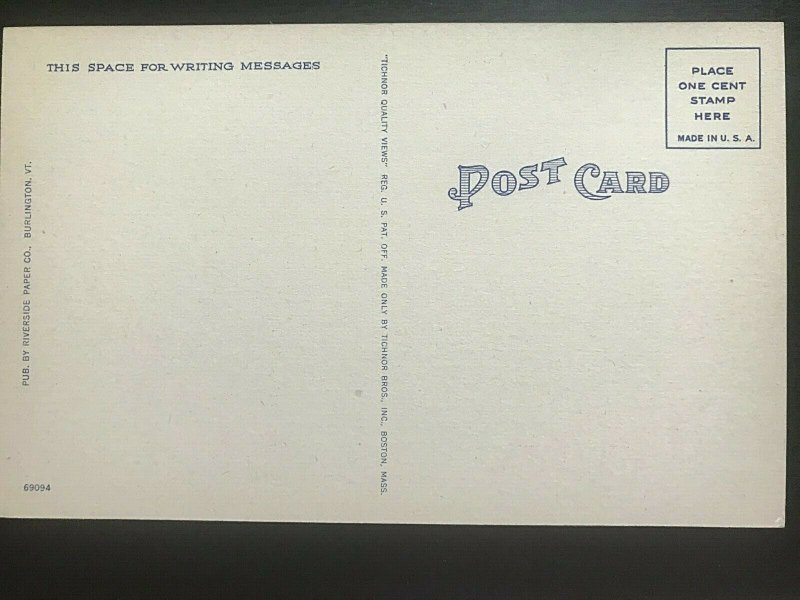 Vintage Postcard 1930-1945 Hardwick Inn & Main Street Hardwick Vermont ...