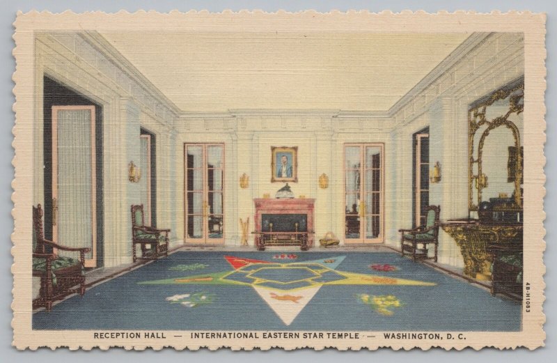 Washington DC~Interior Reception Hall~Internatl Eastern Star Temple ...