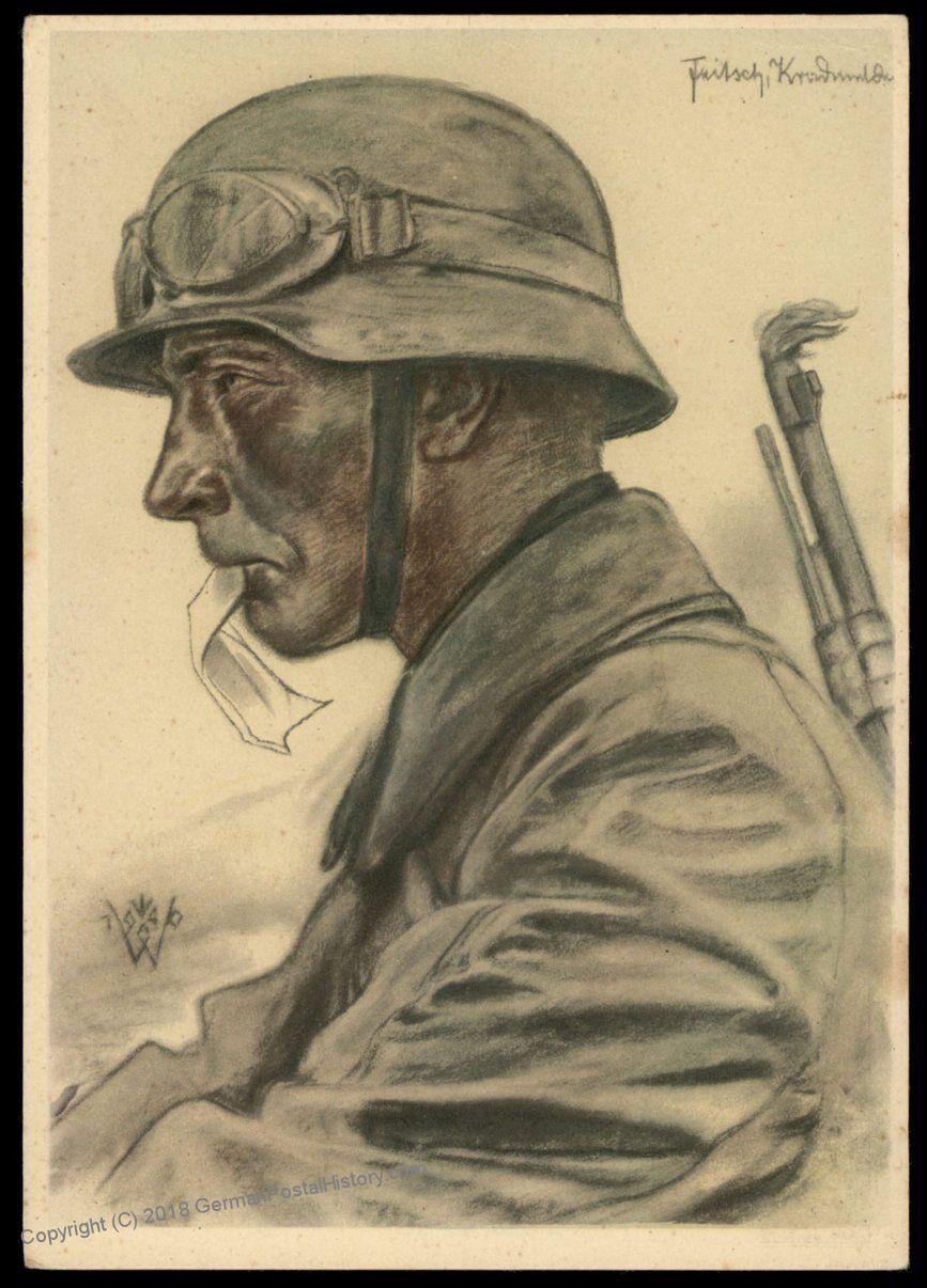 3rd Reich Germany VDA Panzer Recon Willrich Propaganda Card 90582 ...