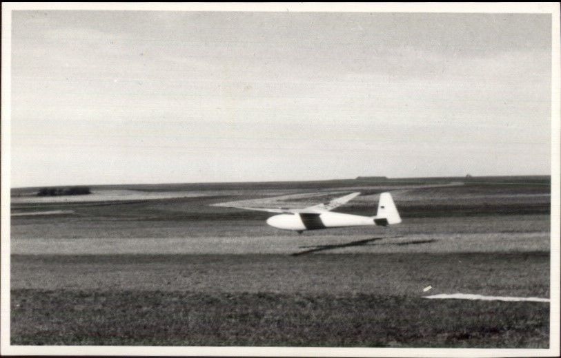 Aviation Amateur Glider Pilot Test Flight Series of 4 Real Photo ...