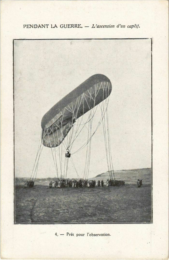 PC Ascension Ballon Captif Zeppelin Balloon Aviation (A19510) | Europe ...