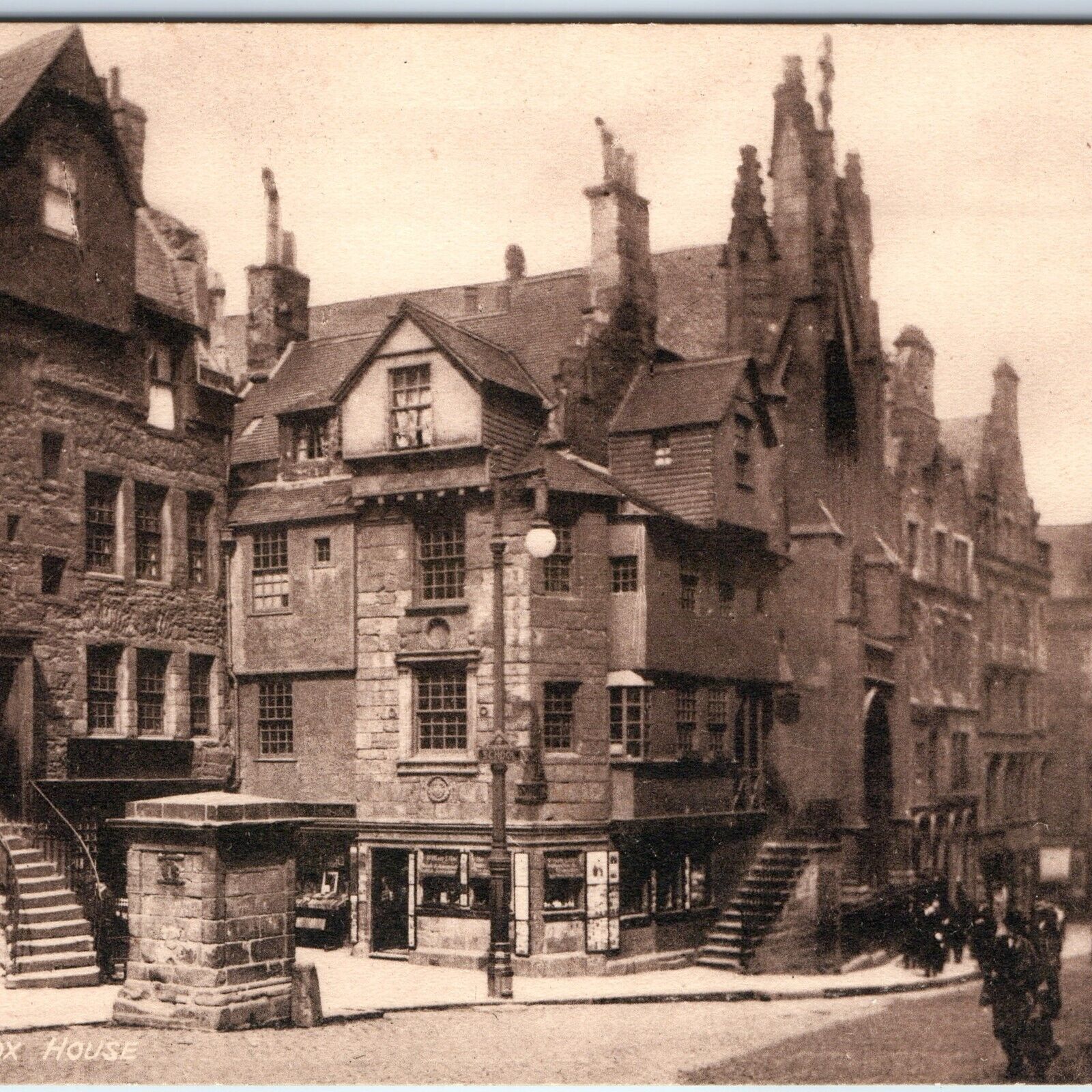 c1910s Edinburgh, Scotland John Knox House Medieval Building ...