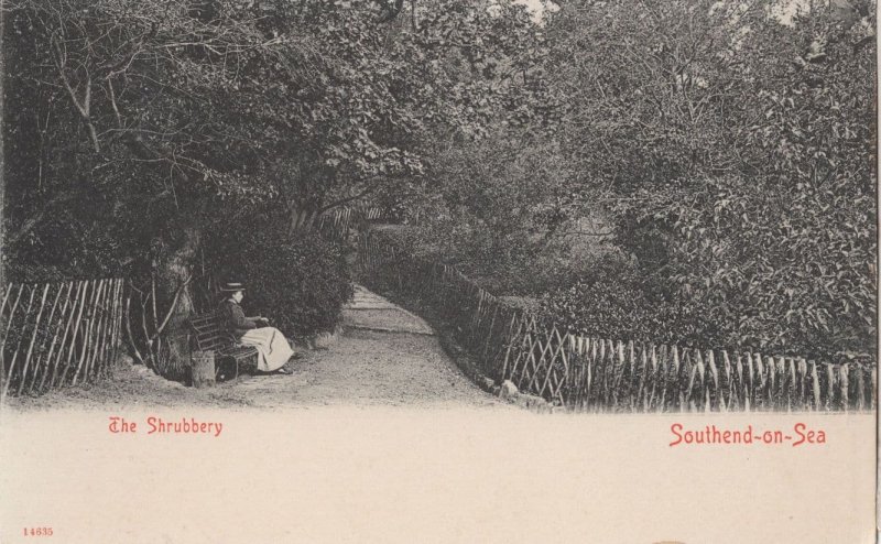 Posh Lady At The Shrubbery Southend On Sea Essex Old Postcard | Europe ...