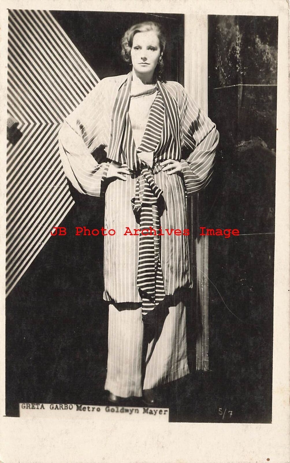 MGM Movie Film Actress, RPPC, Greta Garbo in Robe, Photo | Other ...
