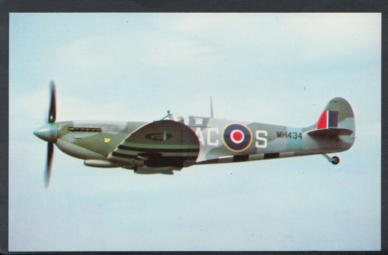 Military Aviation Postcard - Supermarine Spitfire IXB Fighter Plane ...