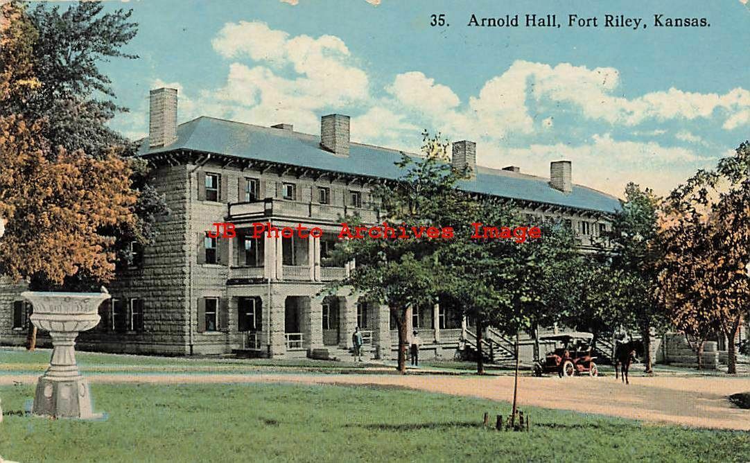 KS, Fort Riley, Kansas, Arnold Hall, Army Residential Building, Curt ...