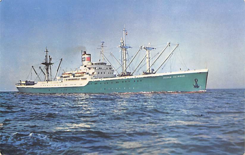 SS Alcoa Clipper Freighters 1959 | Topics - Other, Postcard / HipPostcard